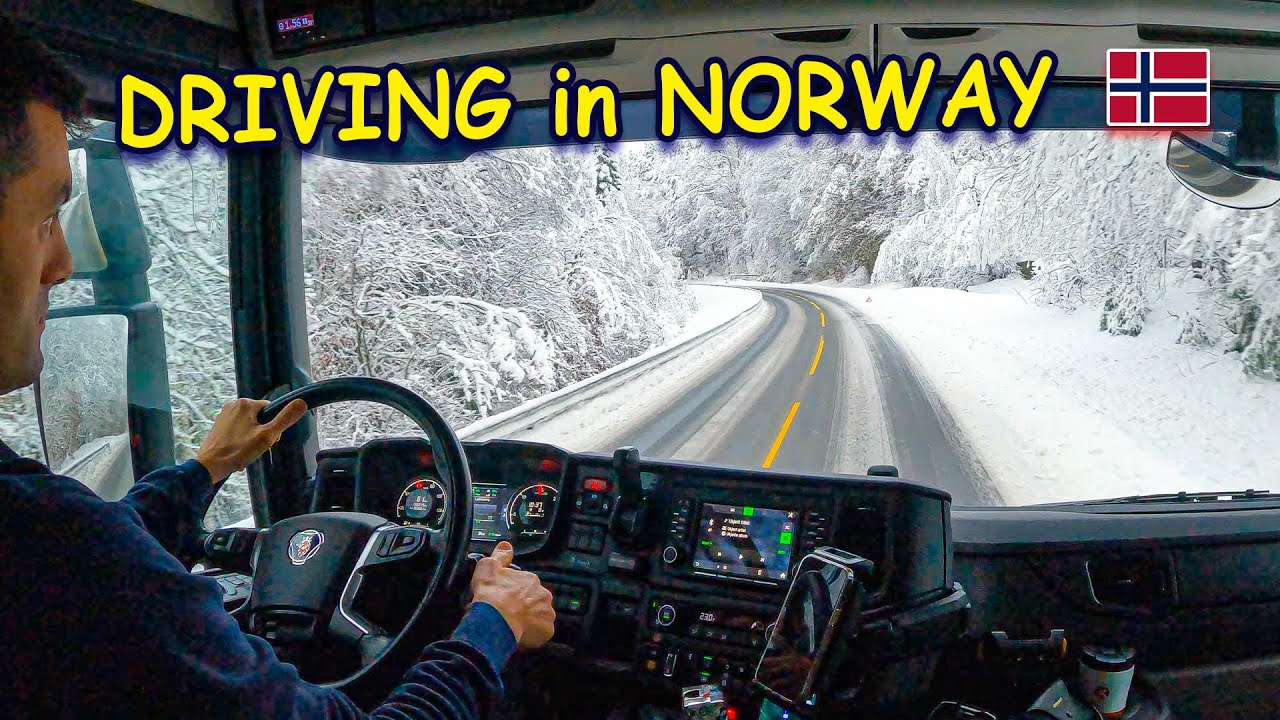 ETS2 in REAL LIFE - 2 CAMERA - SCANIA - NORWAY - 4K - YouTube