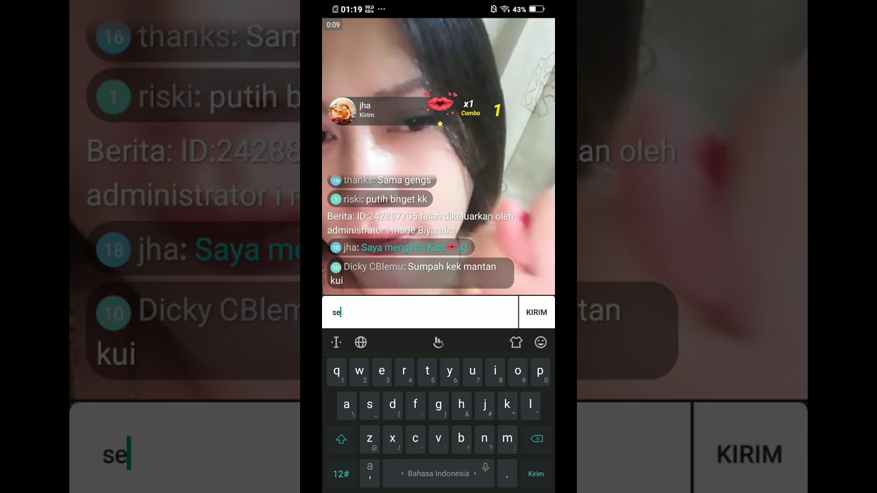 Bigo live ngangkang uting - YouTube