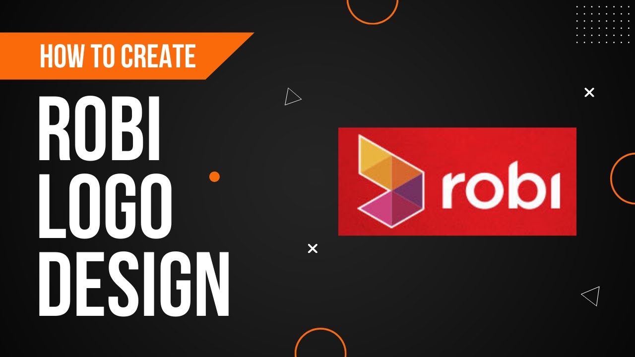 How to Design Robi Logo By Adobe Illustrator CC 2019 - YouTube