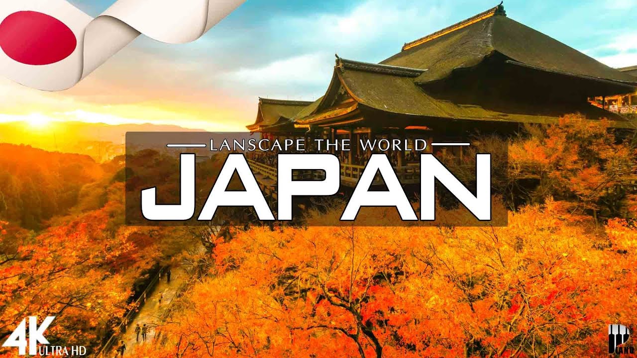 FLYING OVER JAPAN (4K Video UHD) - Peaceful Music With Beautiful Nature ...