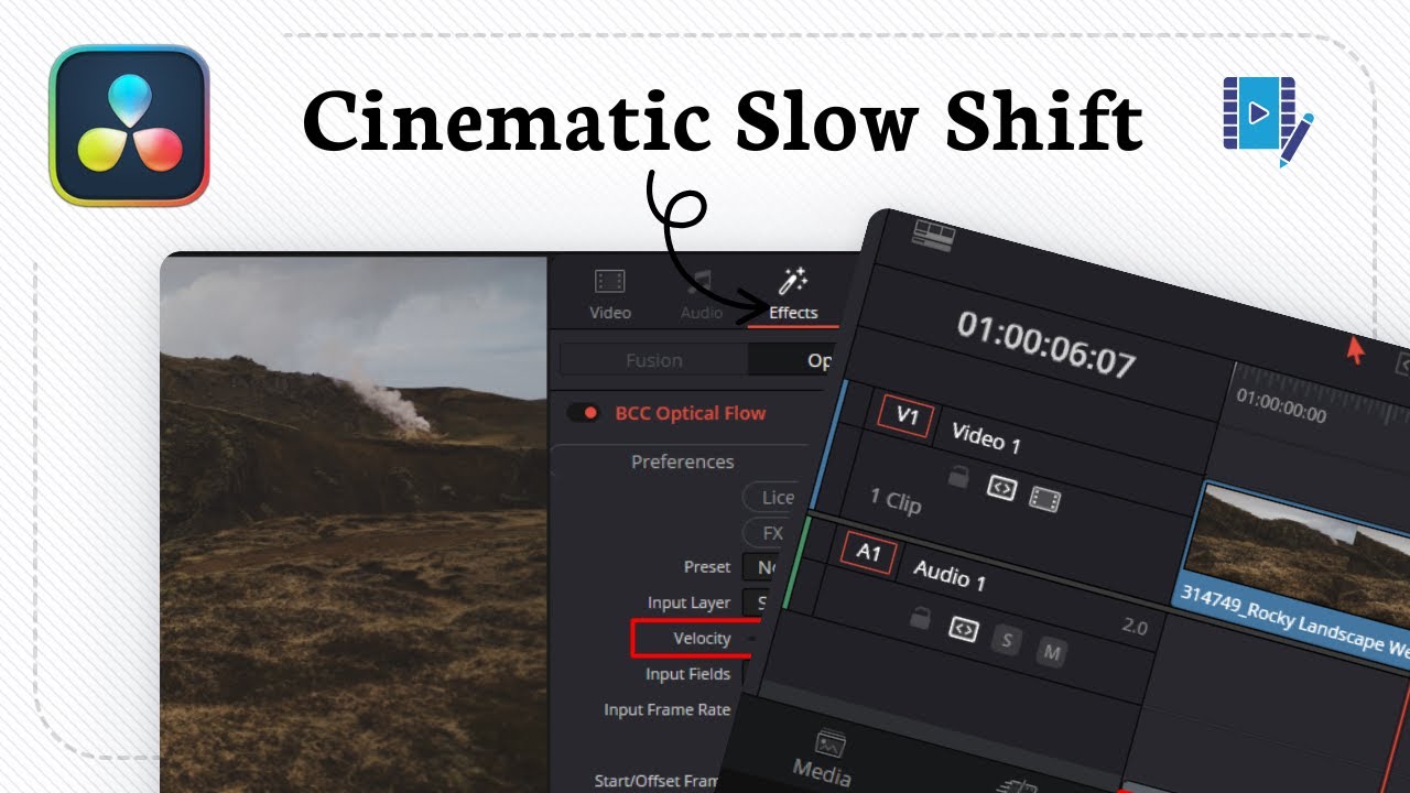How to slow down a clip in DaVinci Resolve (Motion Ease) - YouTube