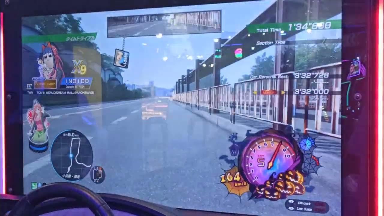 頭文字D the arcade S4 小田原 順走 EA11R - YouTube