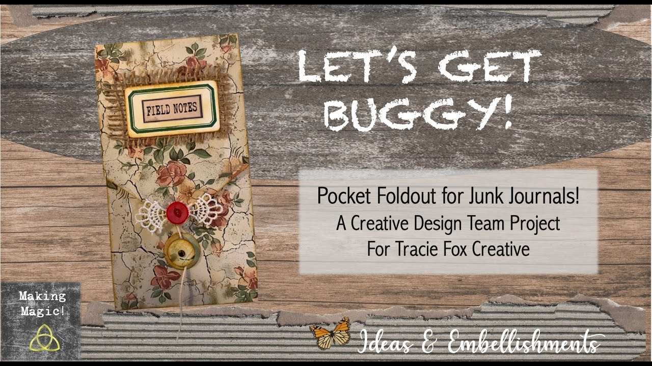 🦊 Pocket Foldout for Junk Journals 🦊 - CDT Tracie Fox Creative (Ad ...