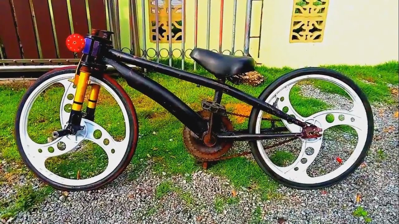 Restoration basikal lajak bike vip l Crank gt airbrush part 1 - YouTube