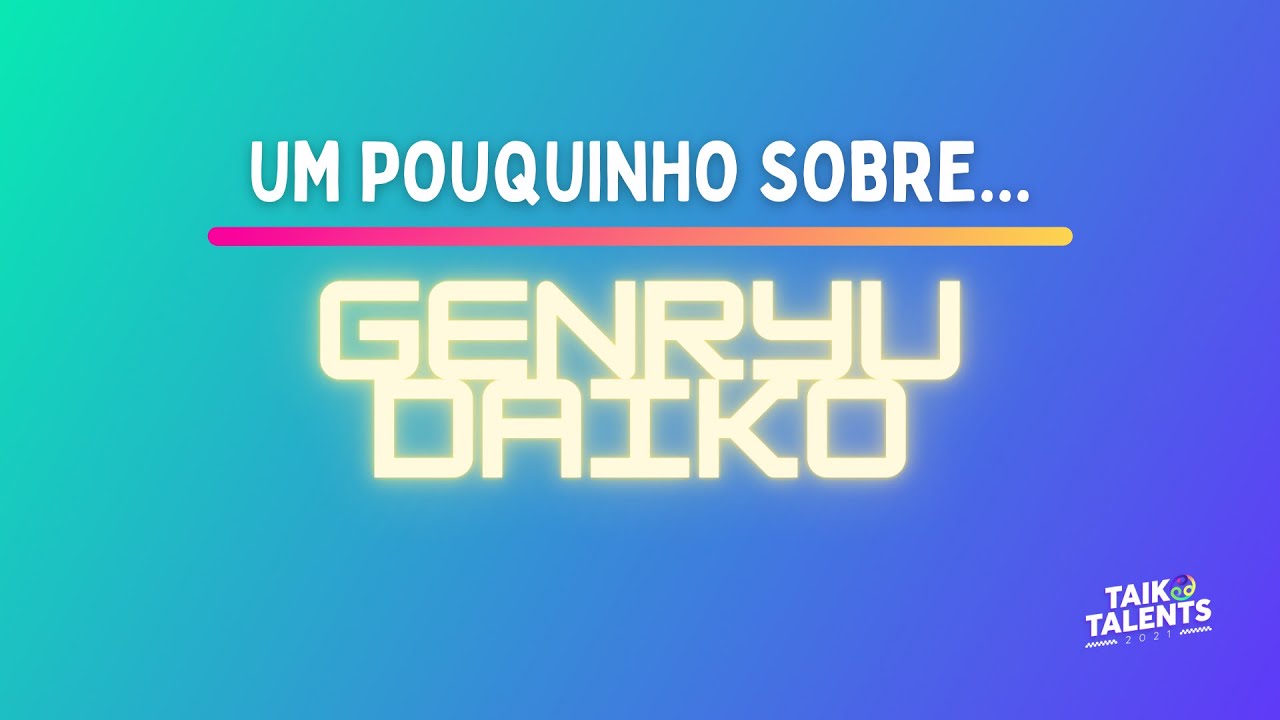 18) Conheça o Genryu Daiko - YouTube
