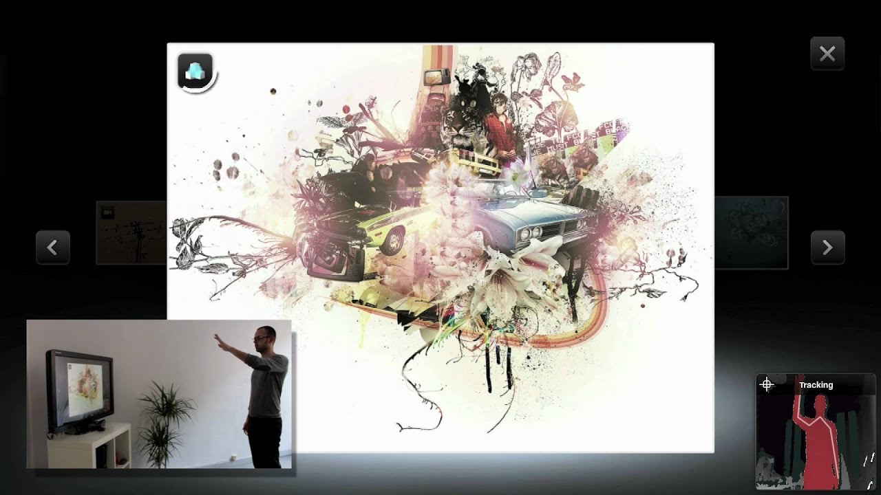 So touch Air Presenter - Kinect for Windows 3D presentation (Adobe Stage3D) - YouTube