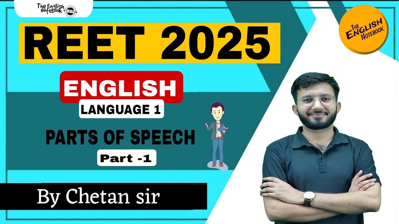 REET 2024 | English Language 1 | level 1 & Level 2 | Parts of Speech ...