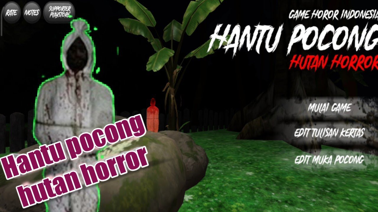 Hantu pocong : Hutan Horror indonesia Android gameplay - YouTube