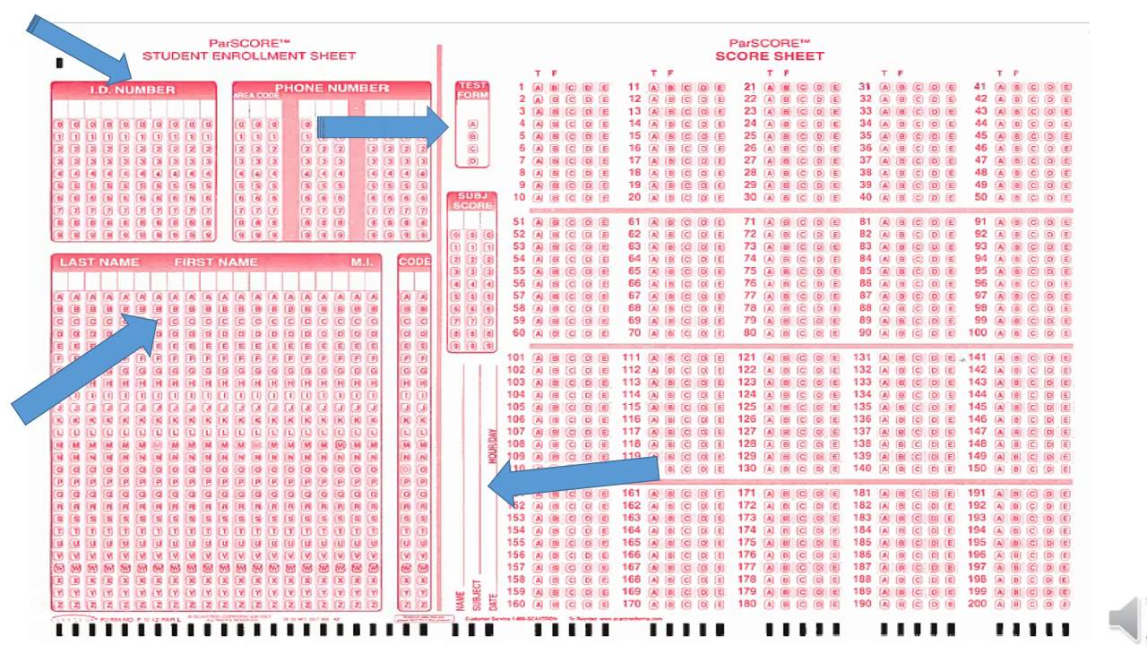 Scantron and Exam Orientation video - YouTube