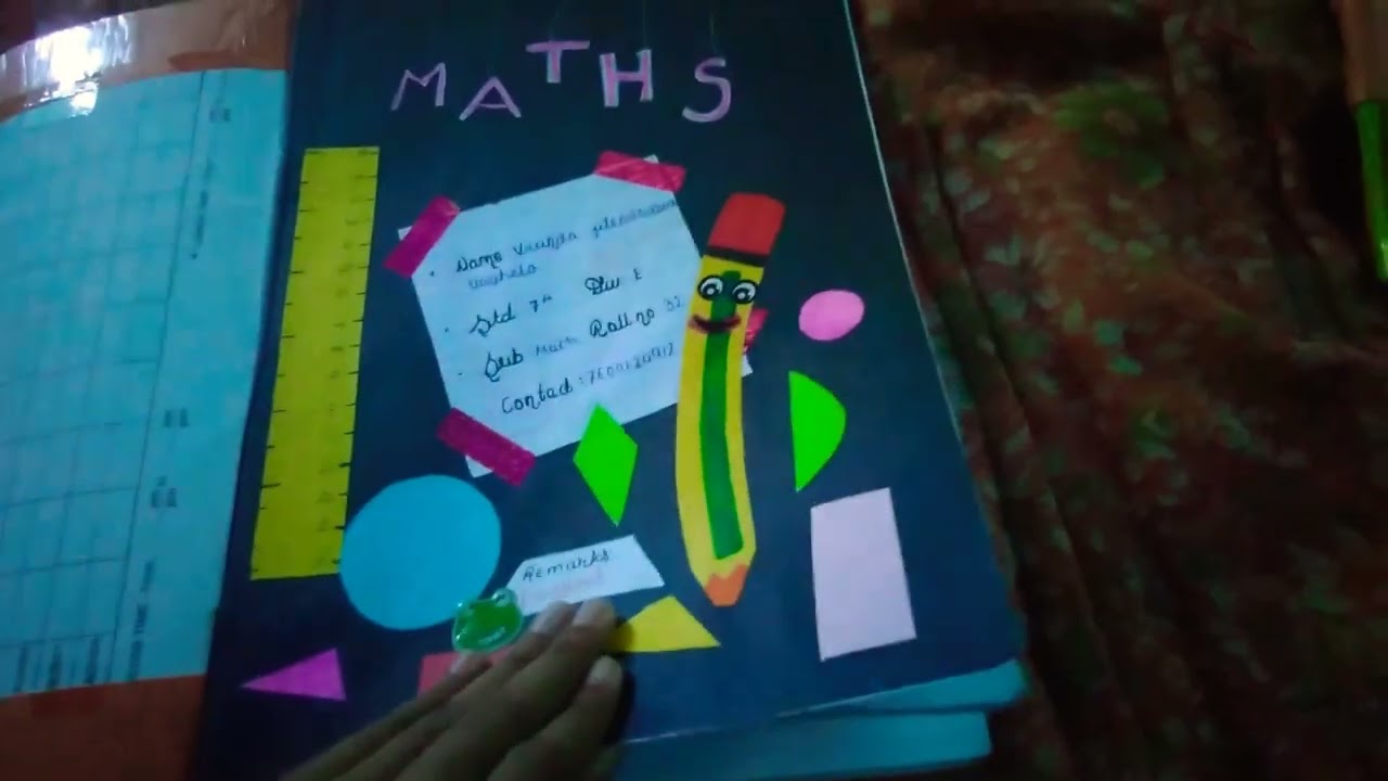 my creativity in my math notebook 😇🤩 - YouTube