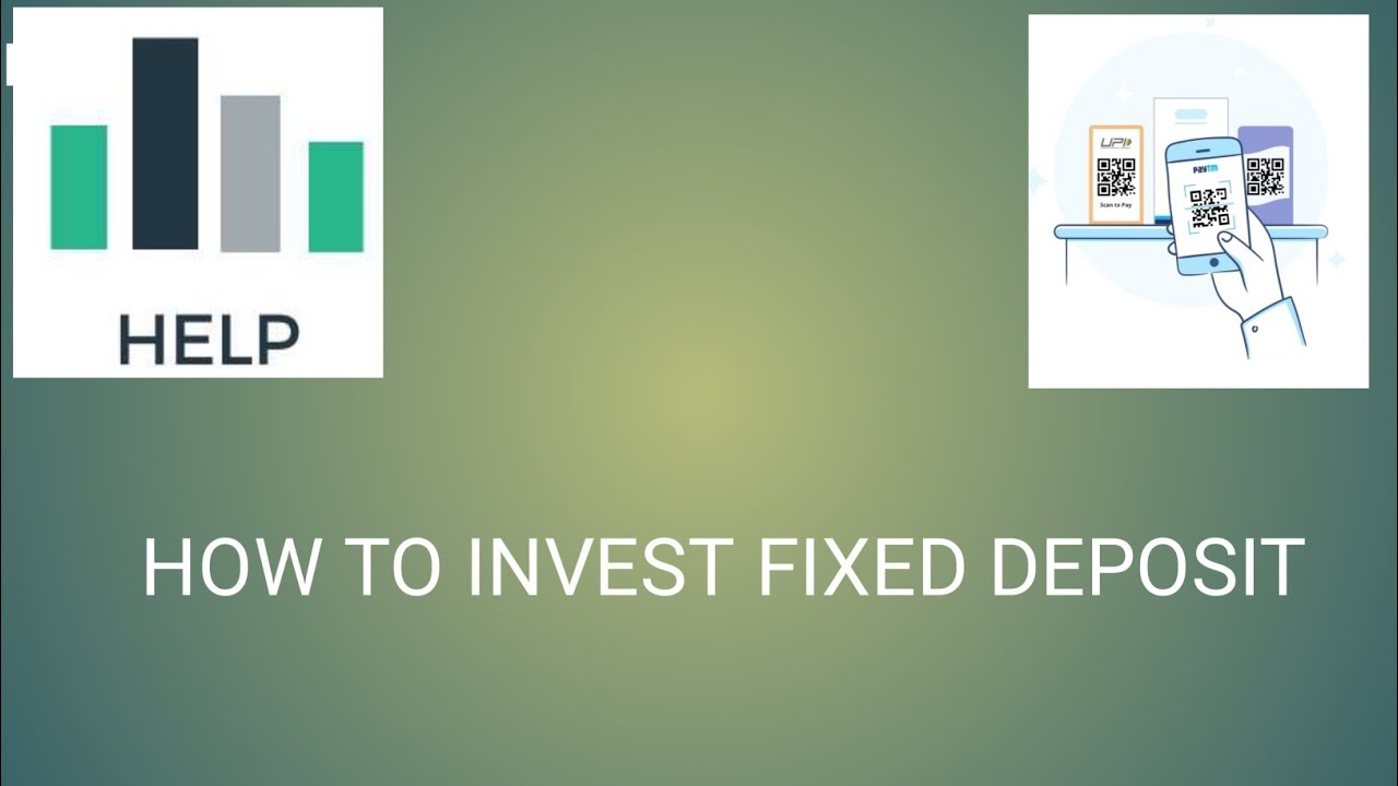 how to invest fixed Deposit - YouTube