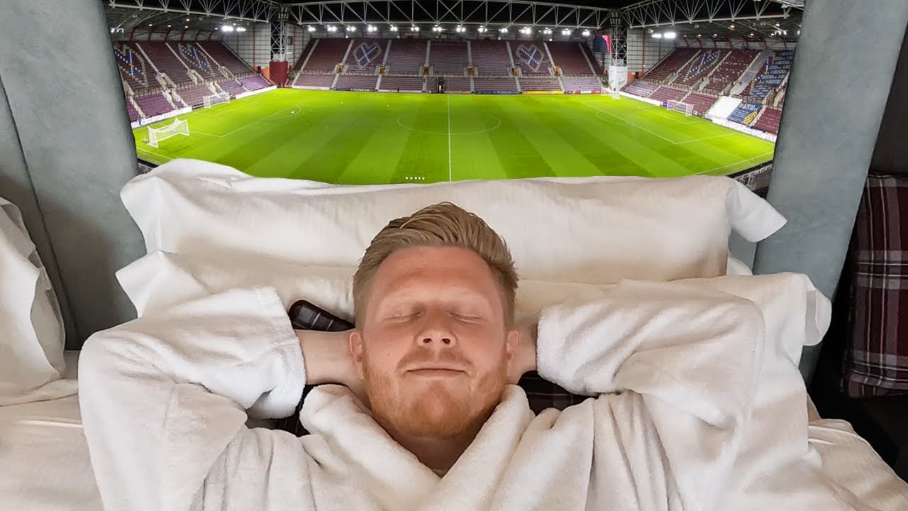 I Slept in the BEST Football Hotel in the UK! - YouTube