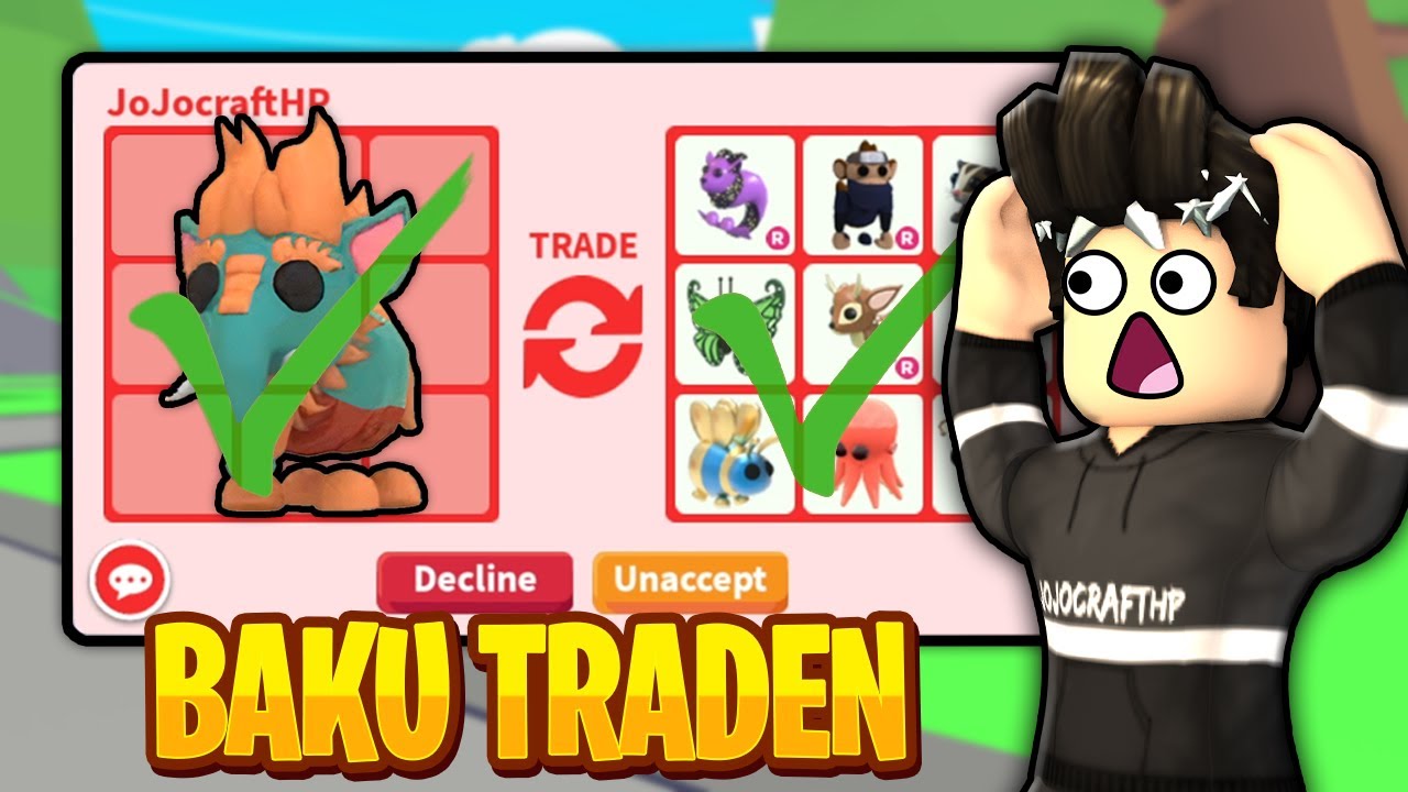 Was TRADEN Leute für den BAKU (neues LEGENDARY) in Adopt Me? - YouTube