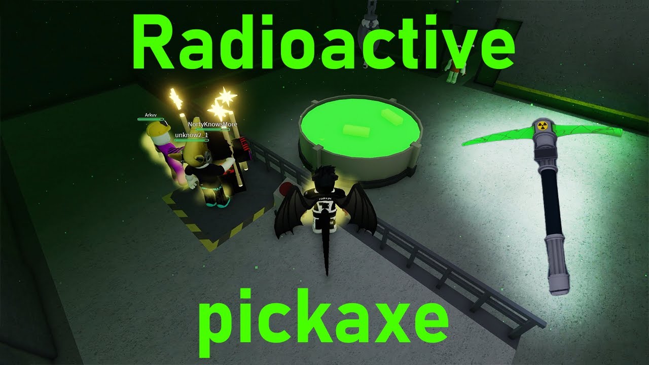 Refinery caves radioactive pickaxe guide - YouTube