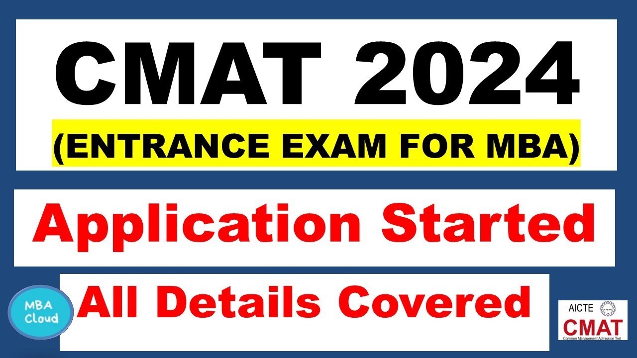 CMAT 2024| Application Started| - YouTube