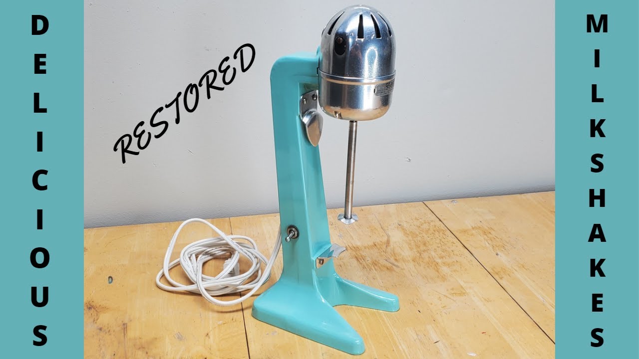 A vintage Gilbert milkshake maker is restored - YouTube