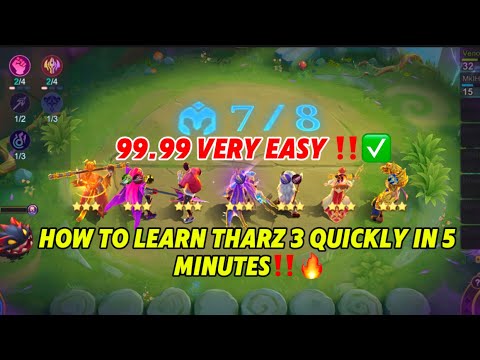 Best way to use Tharz 4 in 5 minutes 👍 | Top global rank gameplay HOW ...