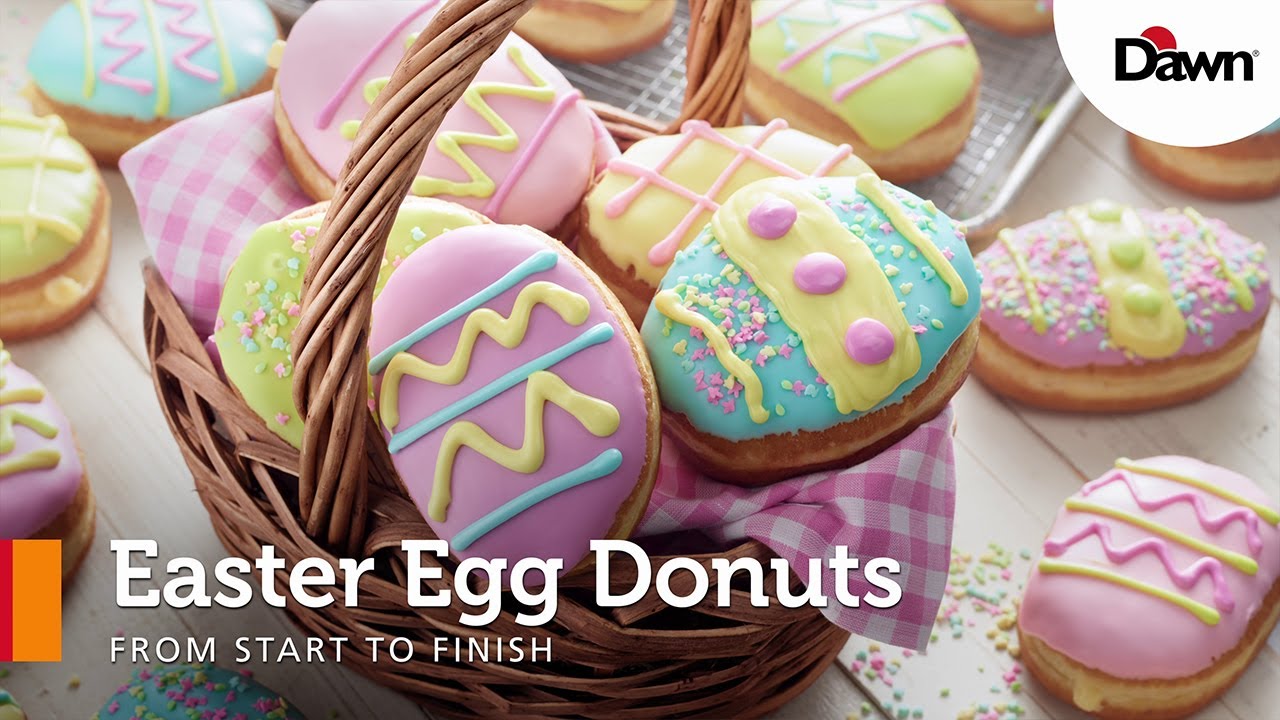 How to make Easter Egg Bismark Donuts | Dawn Foods Recipes - YouTube