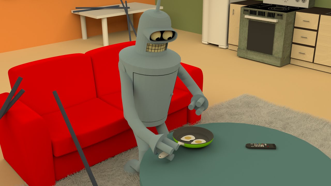 Bender in Blender - Computer Graphics - YouTube