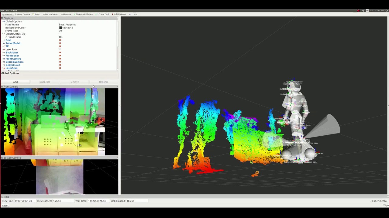 Pepper Ros Data Visualization - YouTube