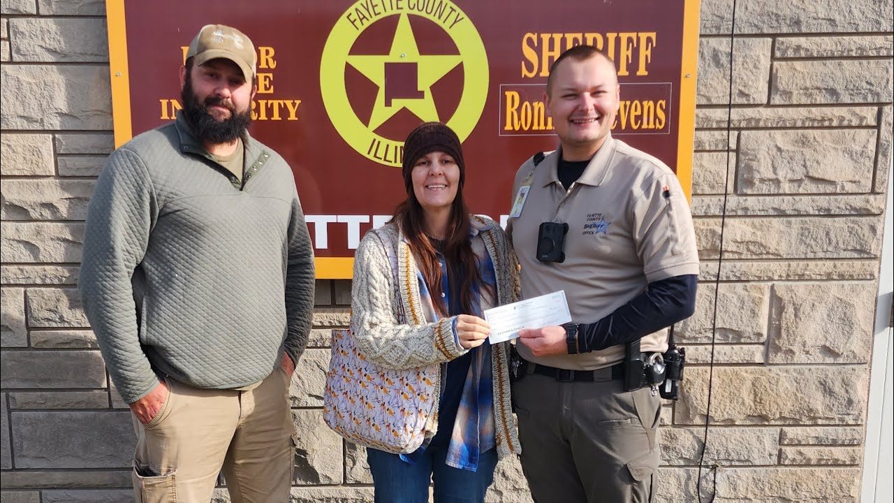 Donation From All You To Help The Shop With a Cop Program - YouTube