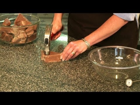 Breaking Up Chocolate with a Hammer - YouTube