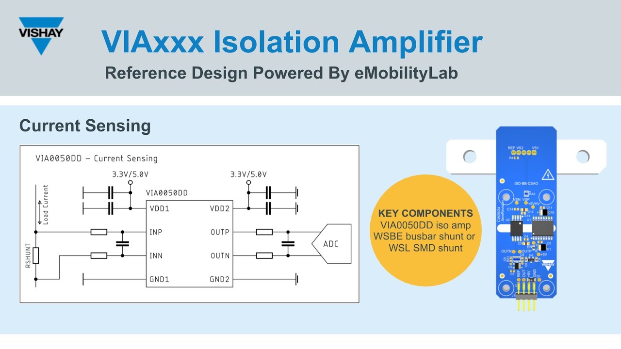 Vishay's state of the art capacitive isolation amplifier for current ...