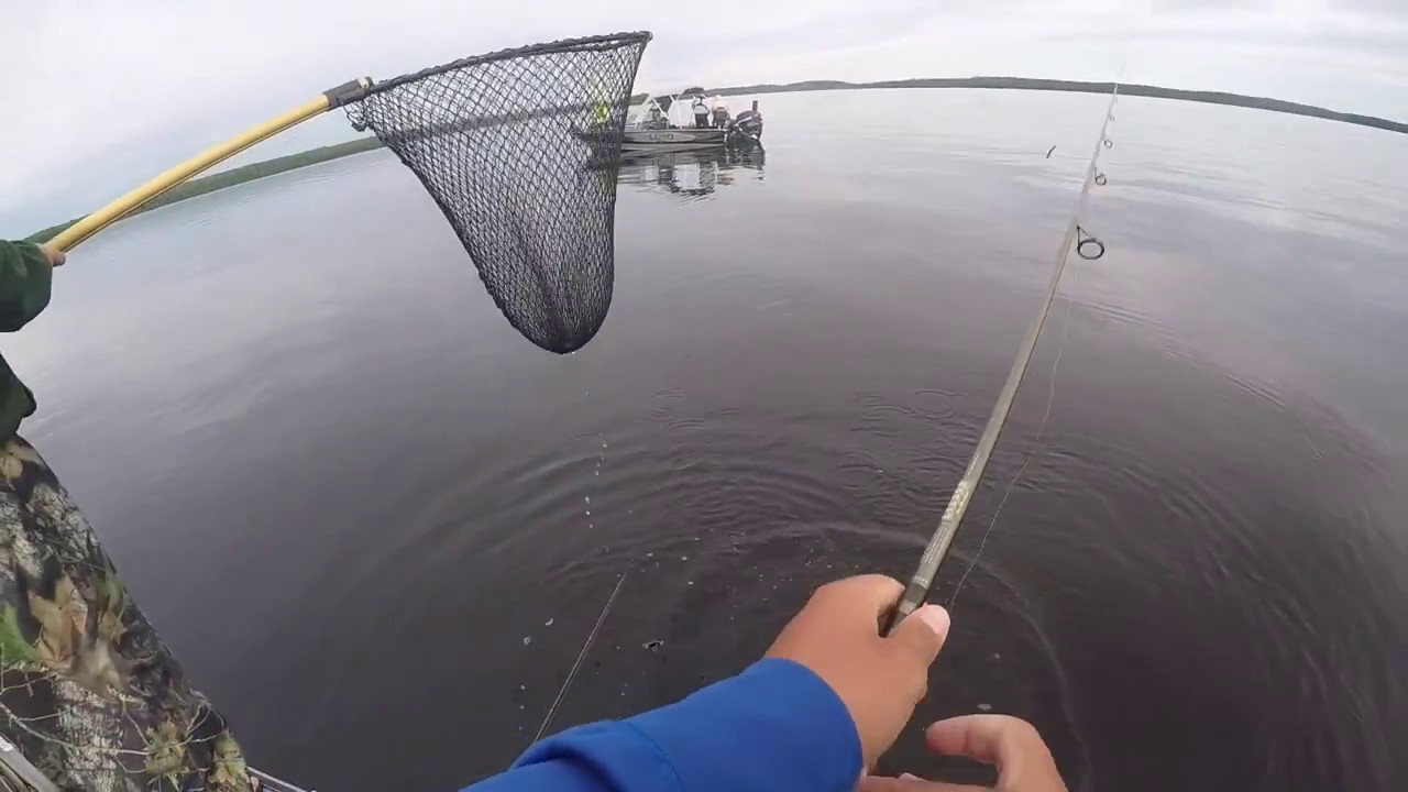 Fishing on Red Lake Ontario Canada - YouTube