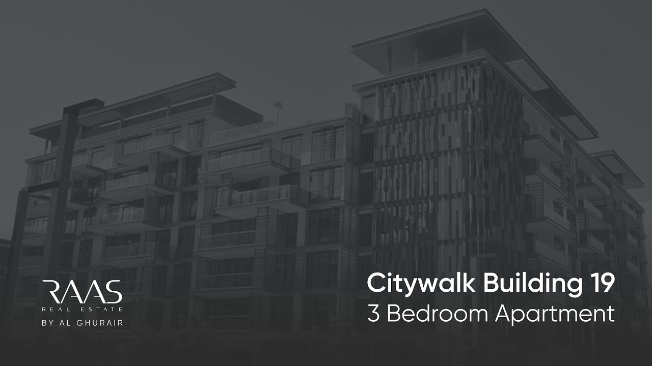 3 Bedroom Apartment at Citywalk Building 19 by Raas Real Estate - YouTube