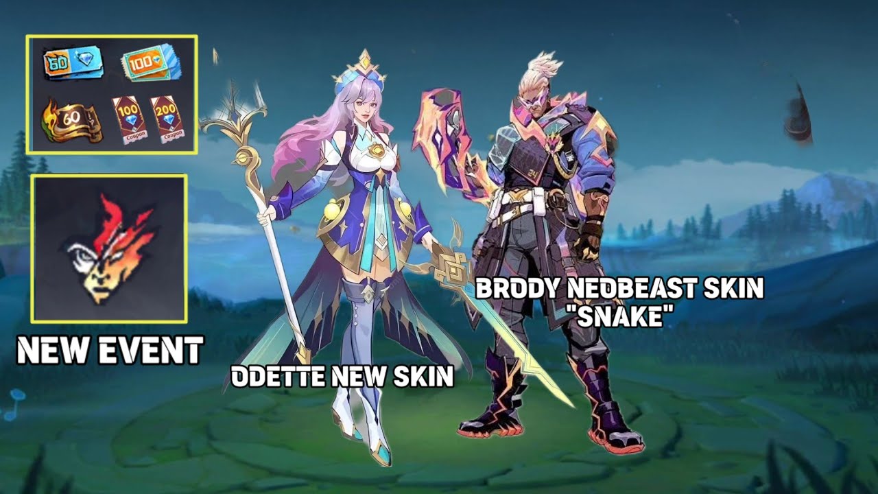 BRODY NEOBEAST SKIN "SNAKE" | New Event & Odette New Skin | MLBB - YouTube