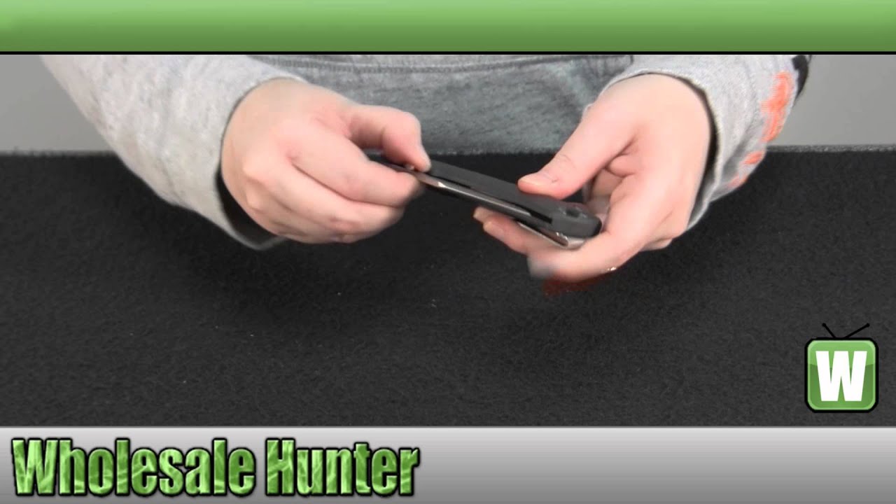 Buck Knives Large Folding Bucklite MAX mfg#486BKS - YouTube