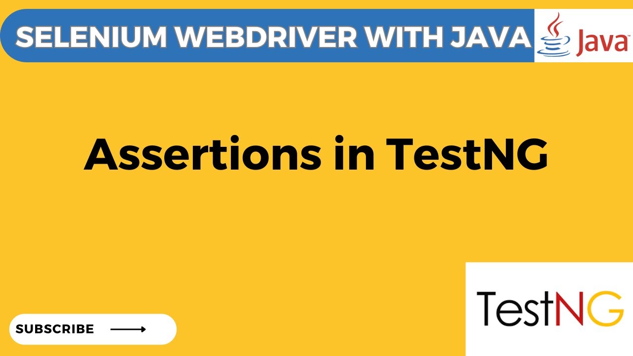 Testng Tutorial 20 Testng Assertions In Selenium Selenium 6695