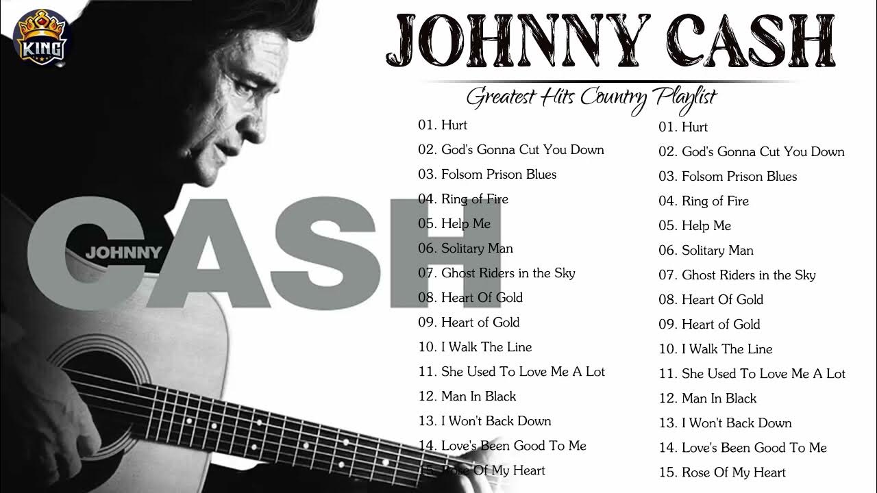 Johnny Cash Greatest Hits 2022 - Johnny Cash Best Songs - YouTube Music