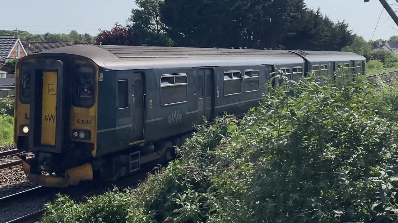 GWR Class 150 150248 Working Laira (Plymouth) To St Phillips Marsh HST ...