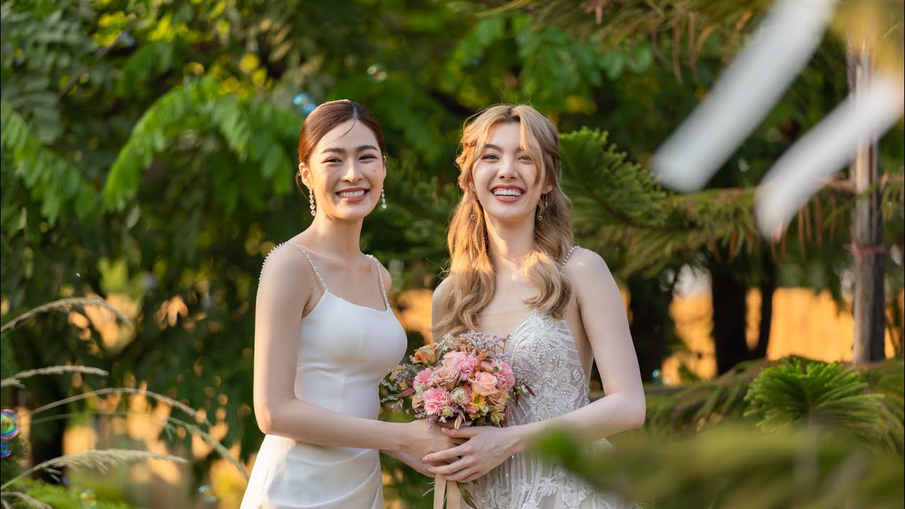 #LingOrm Wedding [Behind the scene] #ใจซ่อนรัก #TheSecretOfUs#หลิงออม ...