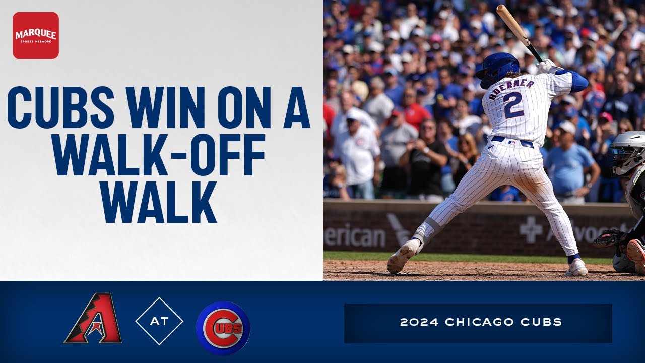 RECAP: Cubs win on a walk-off walk in series finale! - YouTube
