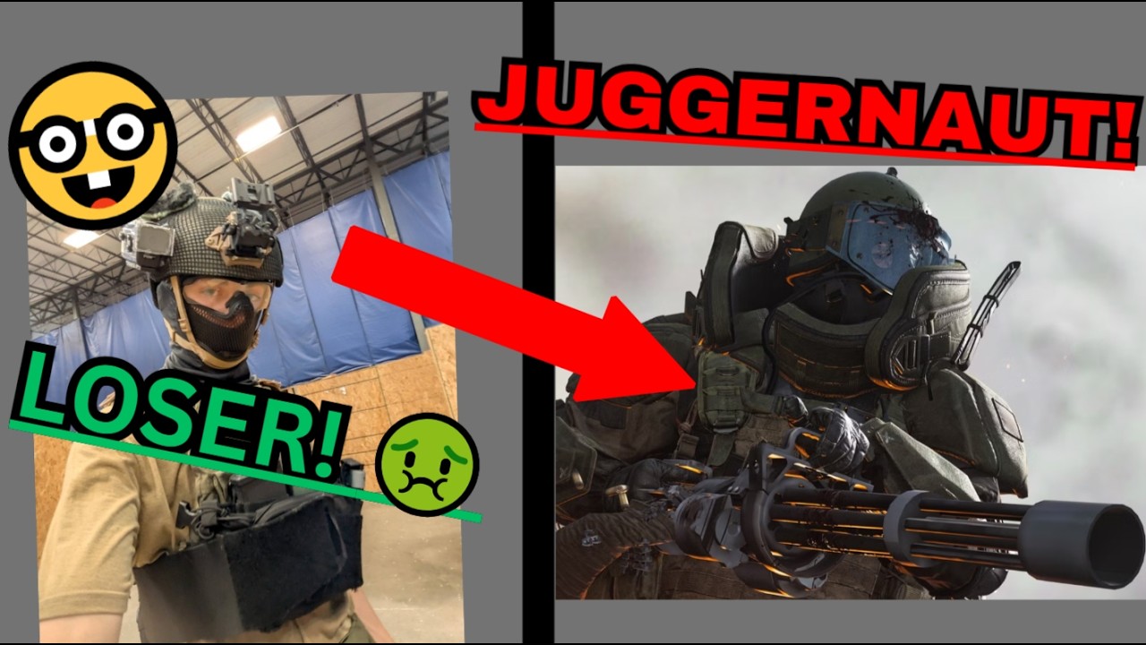 I became the airsoft JUGGERNAUT.... (insane) - YouTube