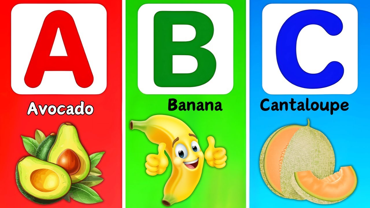 YUMMY FRUTES ABC | Phonics Song That Will Get Stuck In Your Head! - YouTube