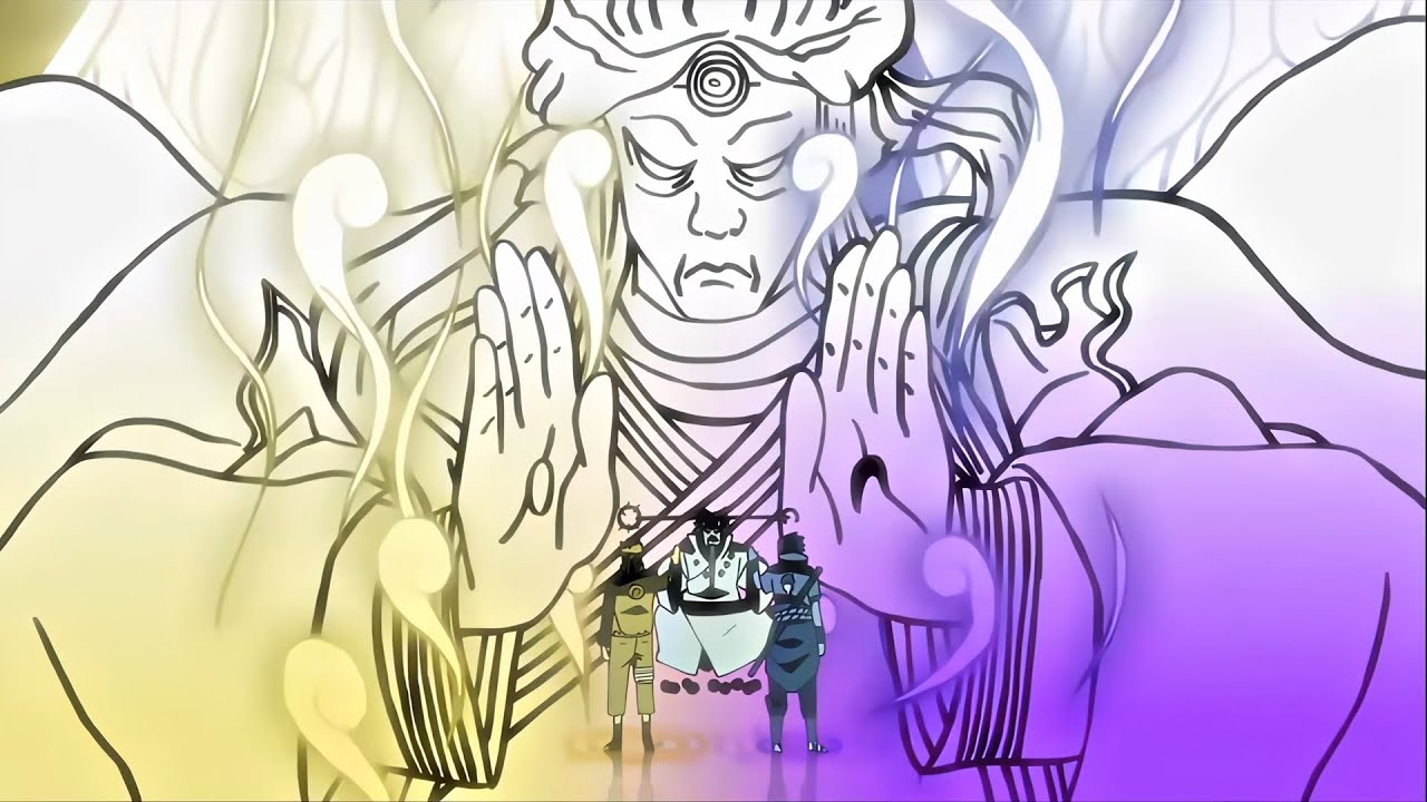 This Is 4K Anime 🔥 [ Naruto And Sasuke Getting Powers From Sage Of Six ...