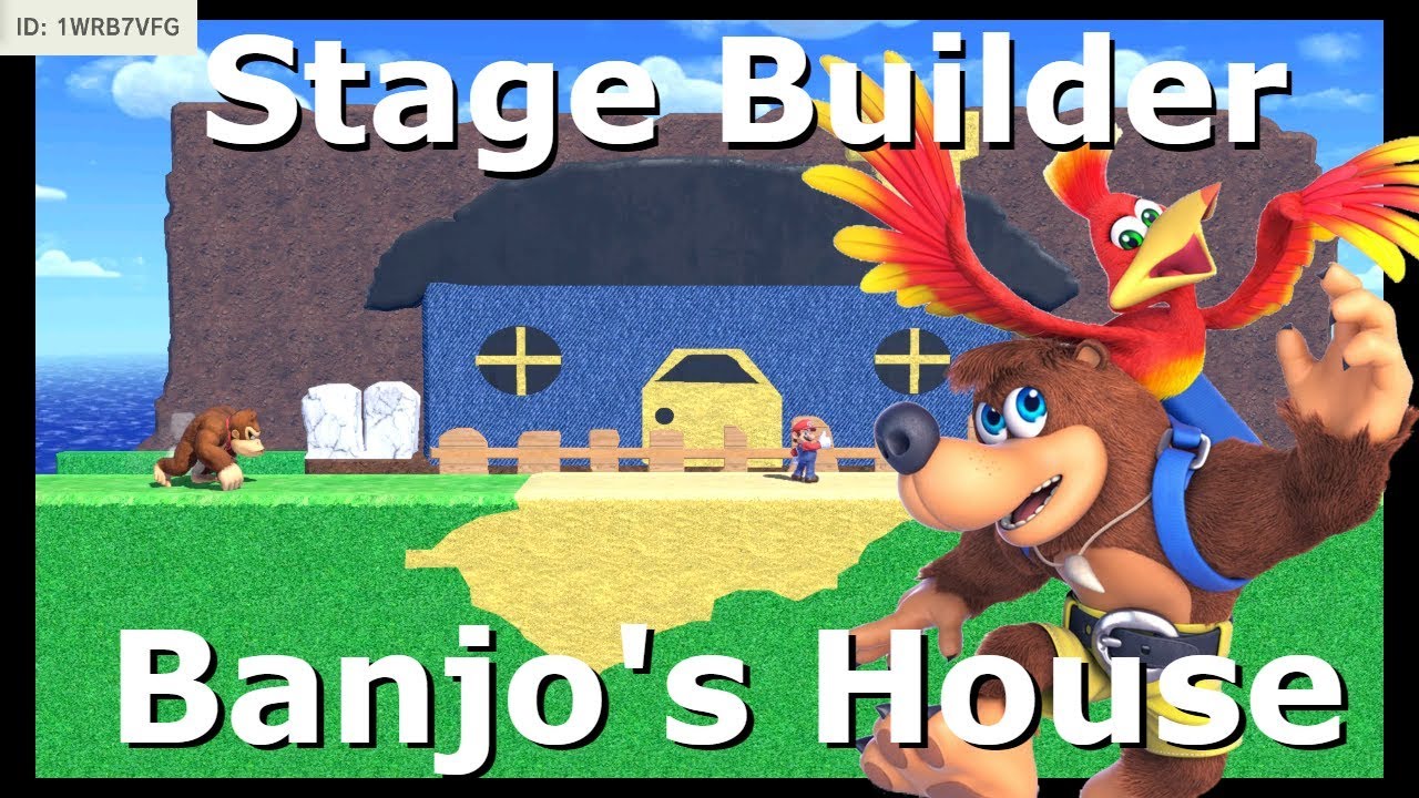 Super Smash Bros. Ultimate - Stage Builder - "Banjo's House" - YouTube