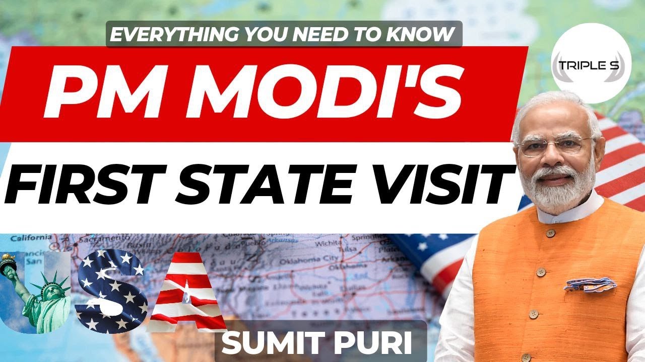 PM Modi's First State Visit to USA || Why in News ? Everything You Need ...