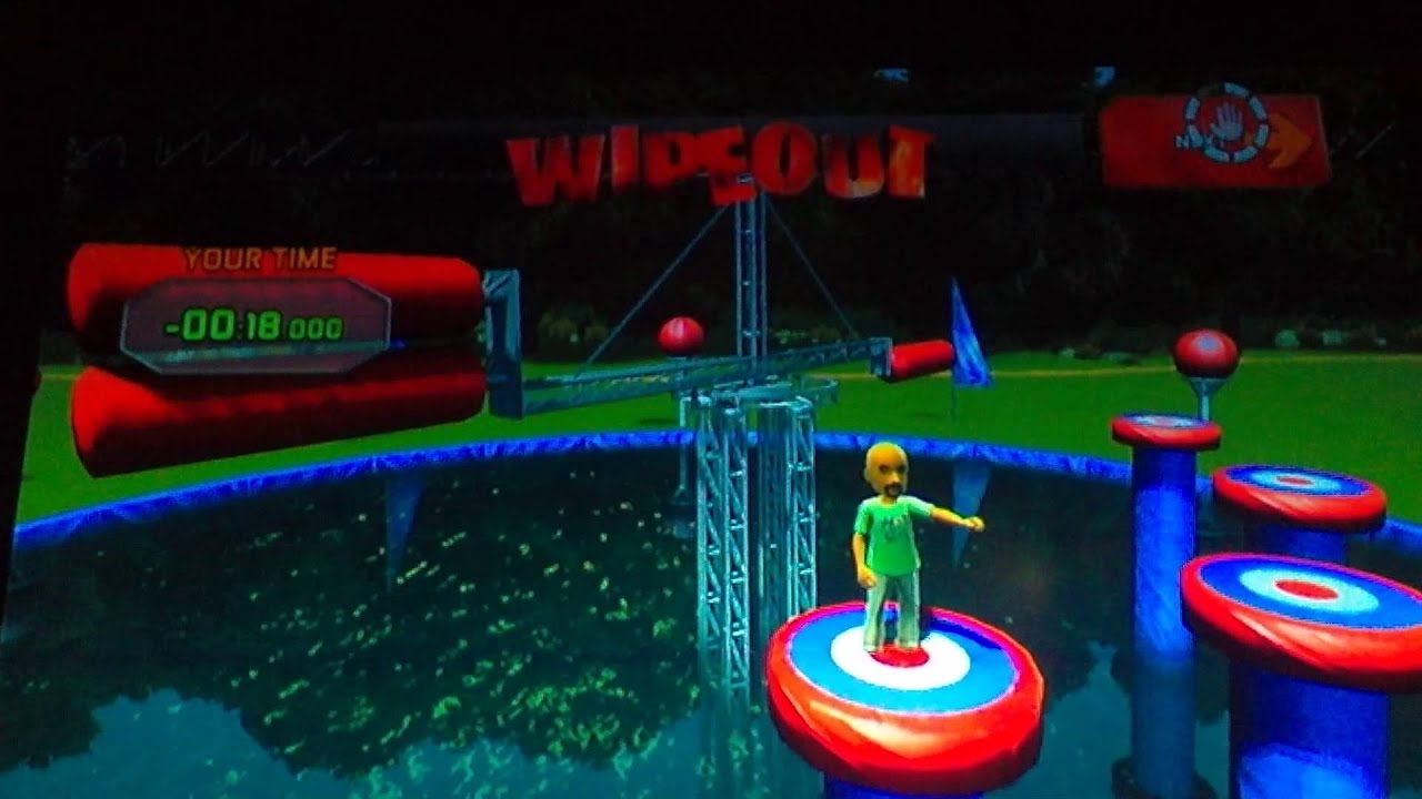 Wipeout in the zone fun - YouTube