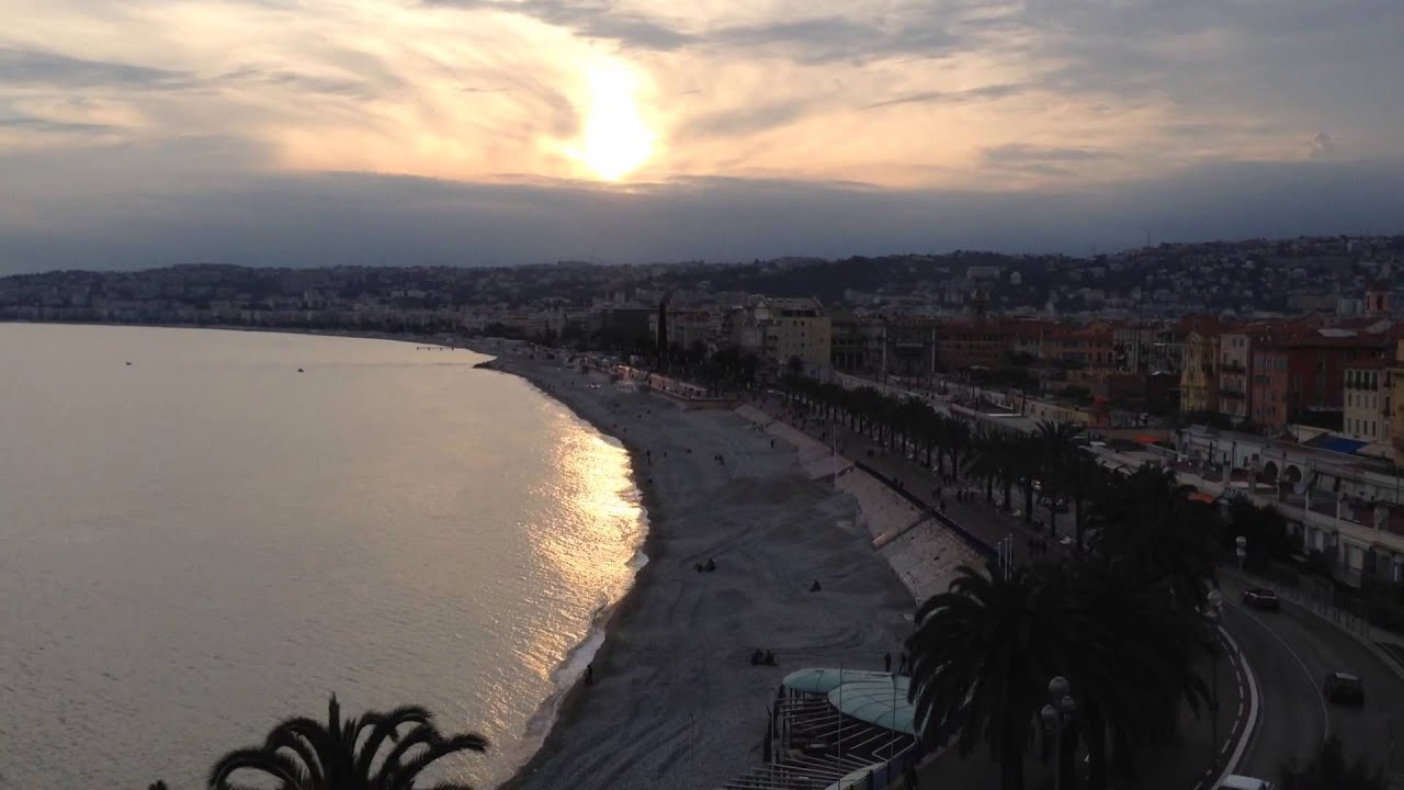 Sunset In Nice, France - YouTube