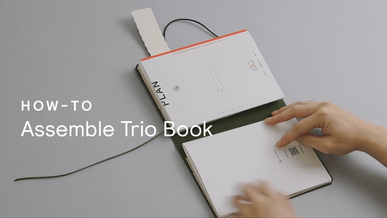 How-To: Assemble The Trio Book - YouTube
