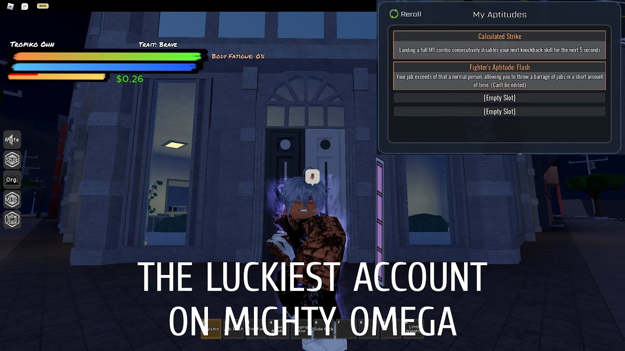 The Luckiest Account on MIGHTY OMEGA - YouTube