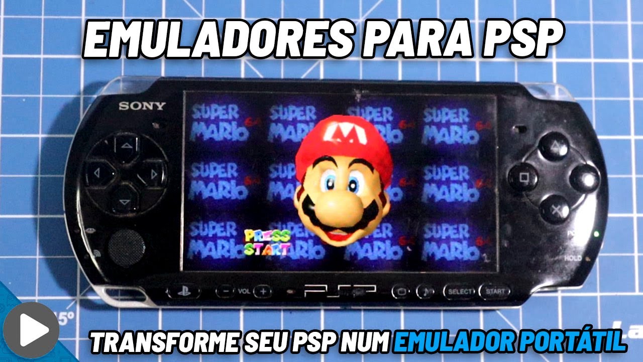 EMULADORES PARA PSP - TRANSFORME SEU PSP NUM PORTÁTIL DE EMULAÇÃO (SNES ...