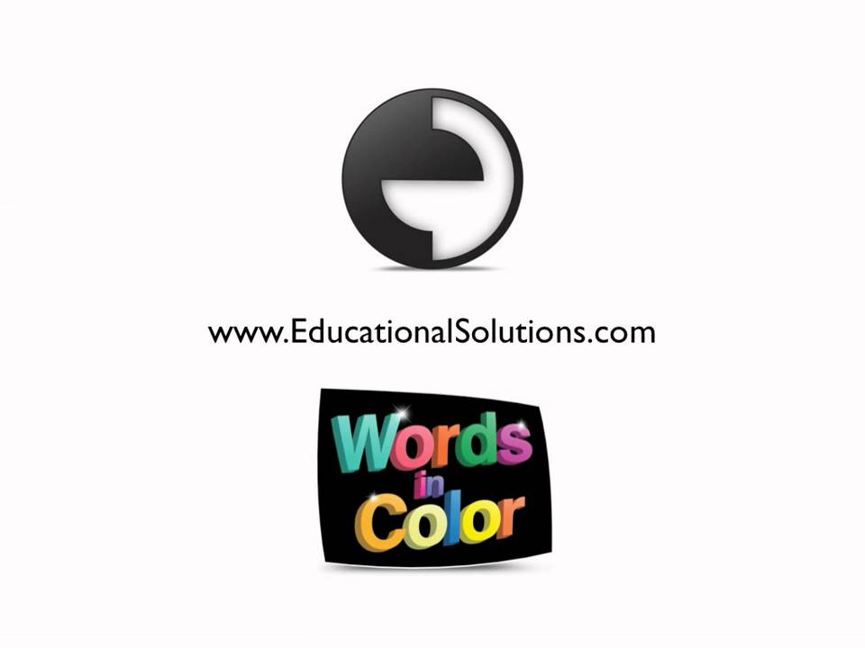 Words in Color - Simplifies Learning to Read & Write - YouTube