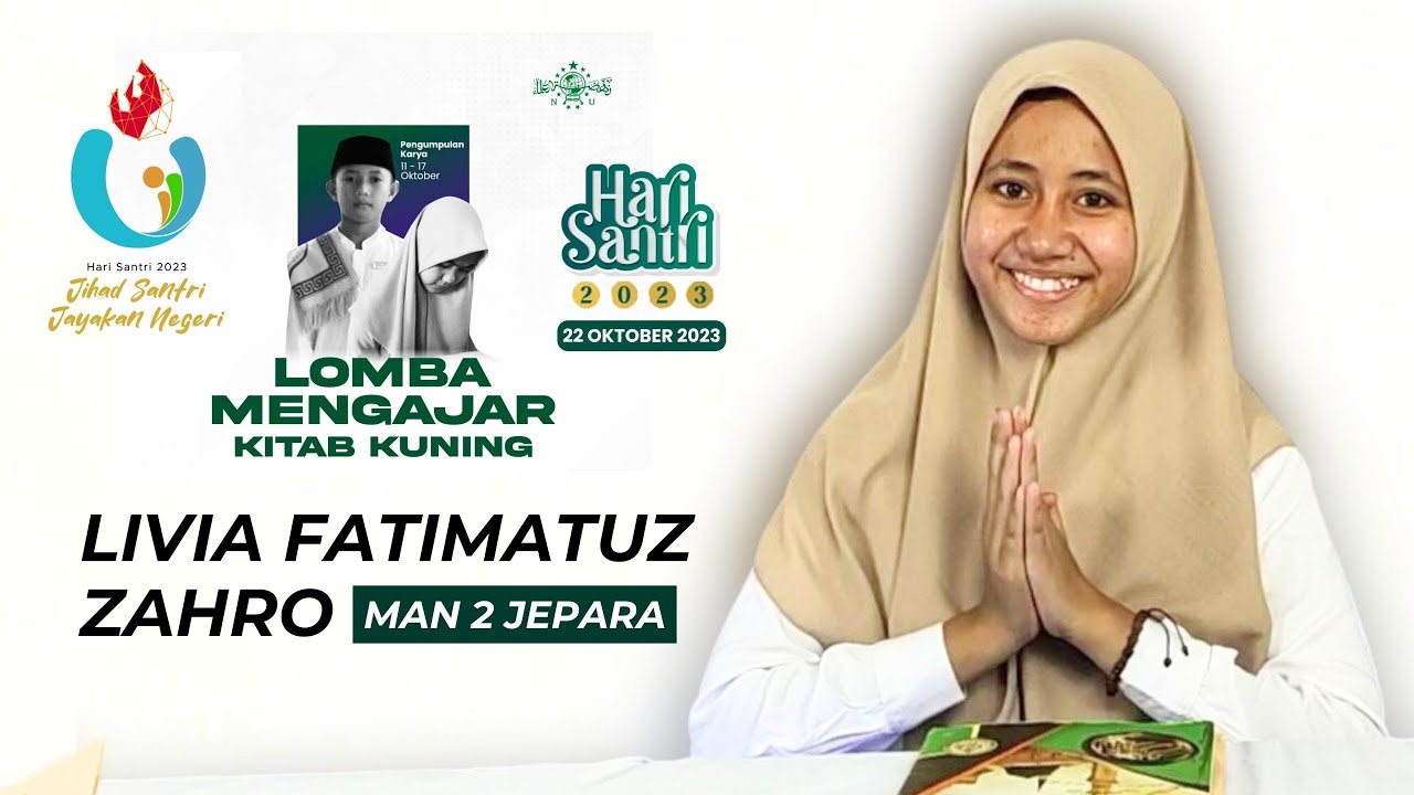 KITAB THAHARAH (BERSUCI) - LIVIA FATIMATUZ ZAHRO - MAN 2 JEPARA - YouTube