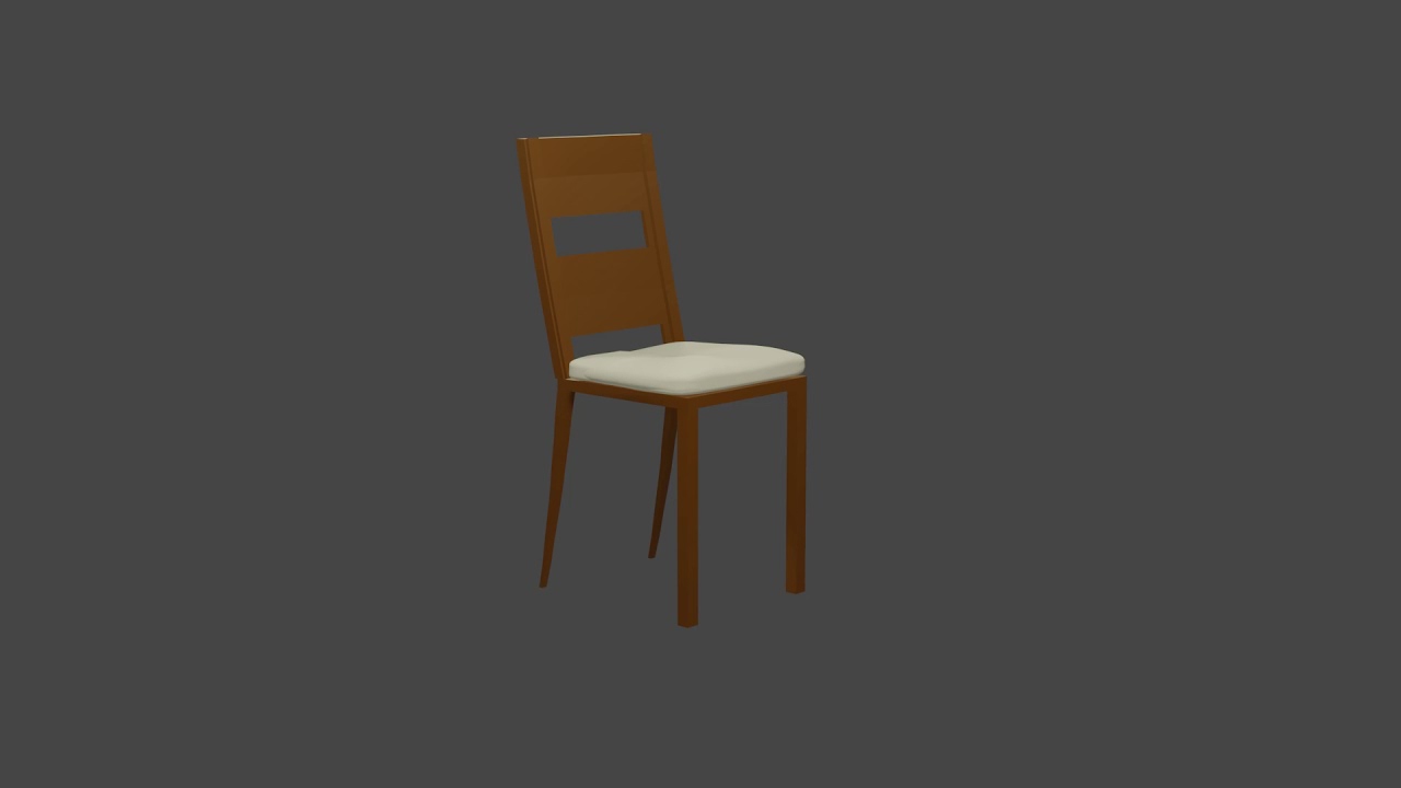 3D simple Chair in Blender - YouTube