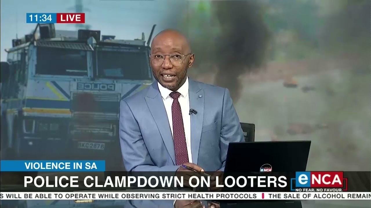 Police clamp down on looters - YouTube